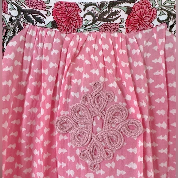 gallabia | Dresses | Nwt Gallabia Mini Pina Collada Pink And Green ...